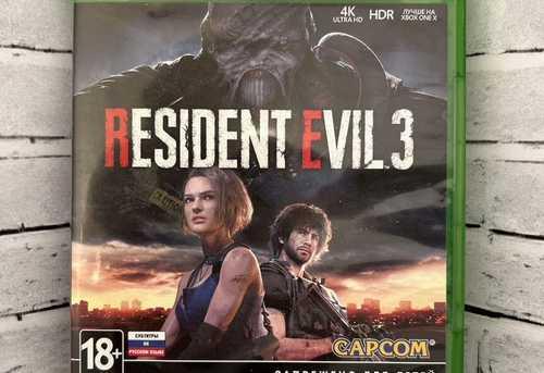 Игра для xbox ONE Resident Evil 3