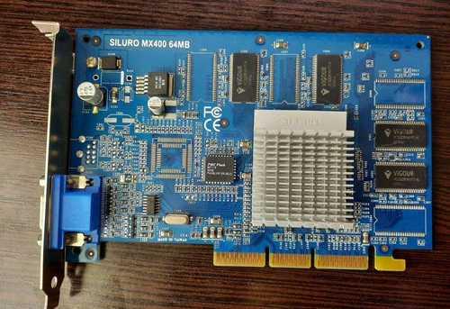 Видеокарта Siluro MX400 64mb AGP