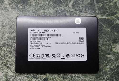 Enterprise ssd mlc Micron m600 1tb новые