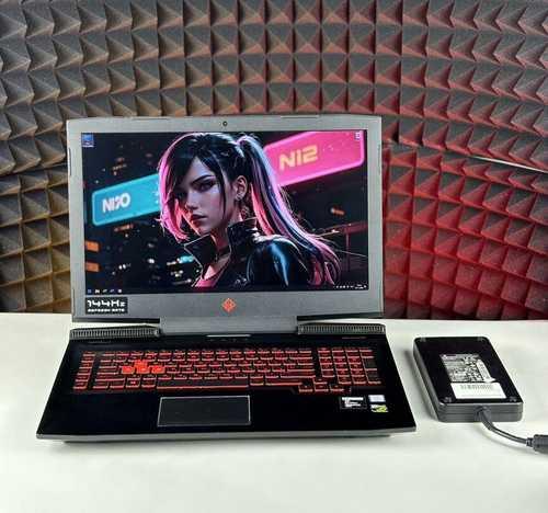 Игровой ноутбук HP Omen i7/GTX1070/17,3/144Hz