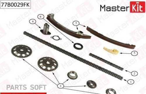 Masterkit арт. 77B0029FK — Комплект цепи грм