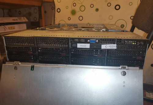 Сервер Supermicro 6027R 2*E5-2689 128Gb 8*HDD 2U
