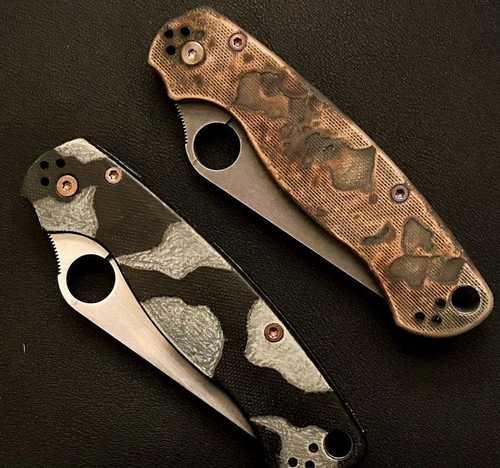 Нож складной Spyderco Paramilitary2 apocalyptic