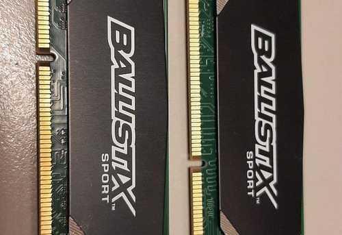 Оперативная память Ballistix Sport ddr3 4 gb