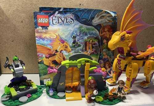 Lego Elves Пещера с лавой дракона Огня