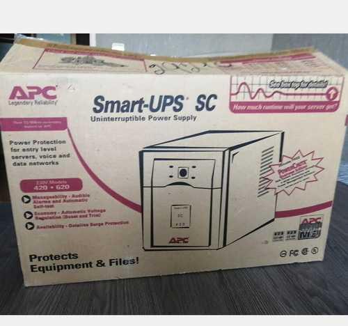 Ибп APC Smart-UPS SC 420VA 230V SC420I