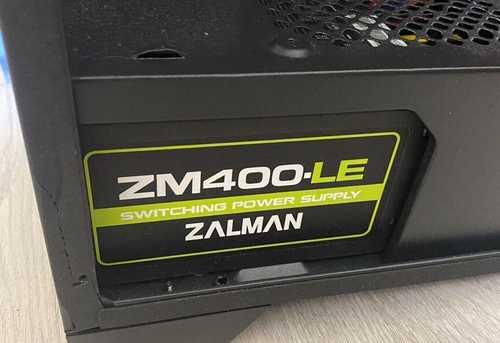 Блок питания zalman 400w zm400-le