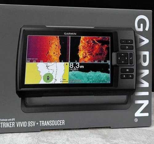 Эхолот Garmin Striker Vivid 9sv с датчиком gt52hw