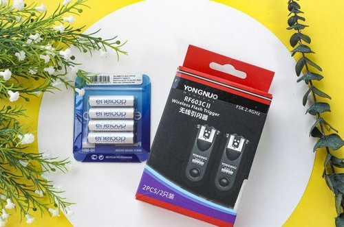 YongNuo RF603C II + Eneloop AAA 800mAh