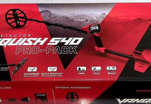 Металлоискатель Minelab Vanquish 540 pro pack