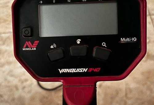 Металлоискатель minelab vanquish 340