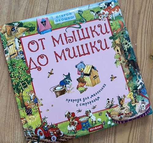 Книжка с сюрпризом "От мышки до мишки"