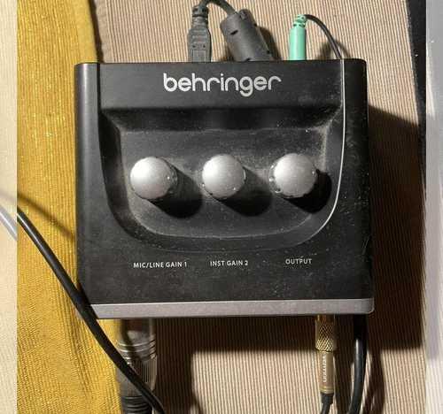 Внешняя звуковая карта behringer