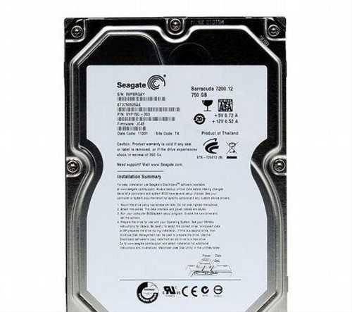 Жесткий диск Seagate 750 Gb 7200 rpm SATA "