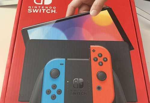 Игровая приставка nindendo switch Oled прошитая