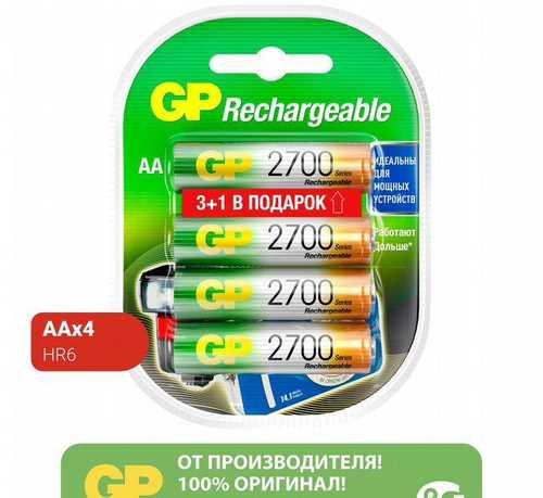 AA Аккумулятор GP 2700 mAh 4 штуки Оригинал