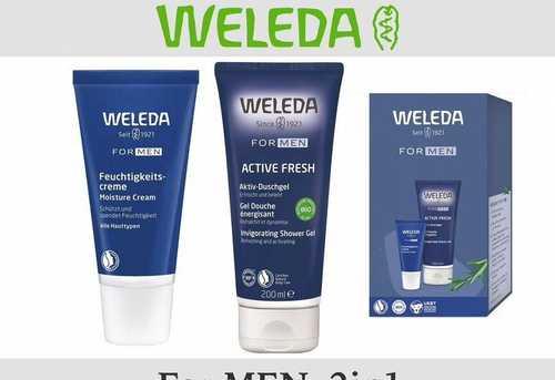 Крем и гель для душа Weleda for men