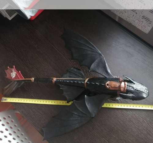 Игрушка дракон беззубик дышит паром, с подсветкой