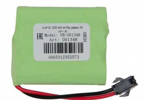 Аккумулятор Ni-Mh 6V 2400 mAh AA Row разъем SM (2+