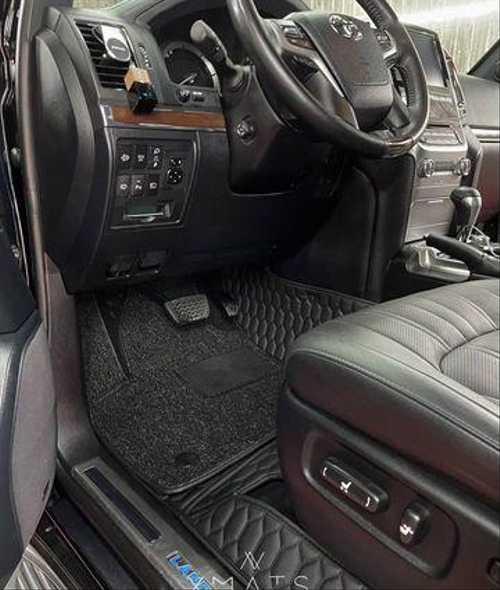 Коврики из экокожи для Toyota Land Cruiser 200