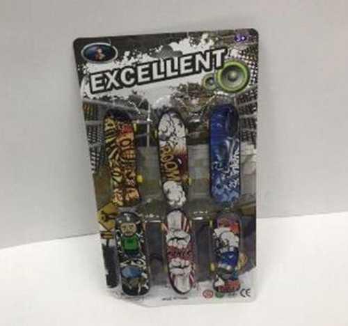 Набор Скейтов для пальцев 6в1 excellent