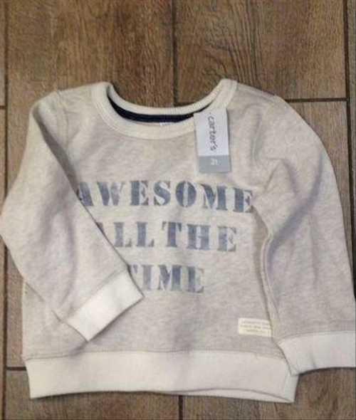Толстовки Carters 2T,новые
