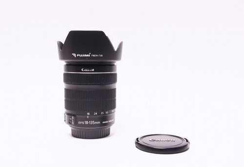 Объектив Canon EF-S 18-135 IS STM (sn0276) +бленда