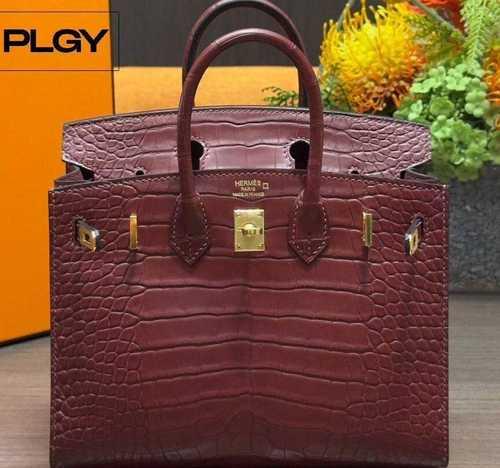 Кожаная сумка Alligator Hermes Birkin 20