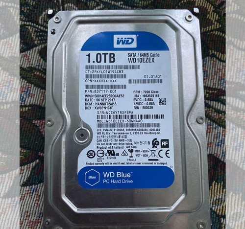 Жесткий диск WD Blue 1tb (1000 gb)