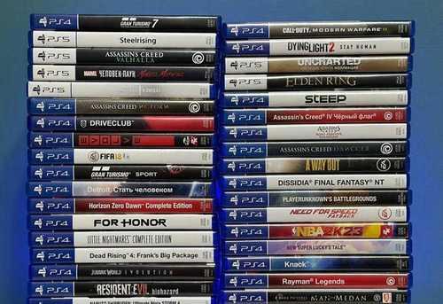 Игры PS4/PS5 (диски) цены в описании