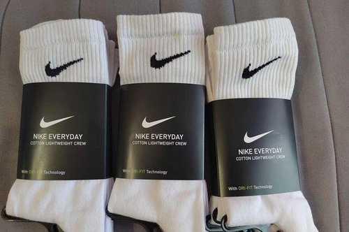 Носки высокие Nike Everyday cotton lightweight x3