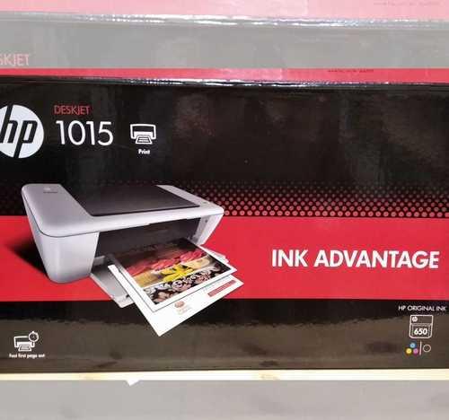 Принтер HP Deskjet 1015. Цветной. Новый