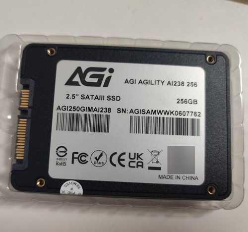 SSD накопитель AGI AI238 AGI250gimai238 256гб