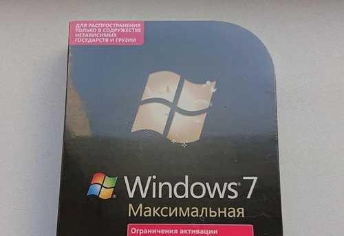 Windows 7 Максимальная Ru DVD BOX Новый