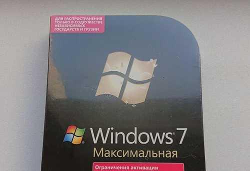 Windows 7 Максимальная Ru DVD BOX Новый