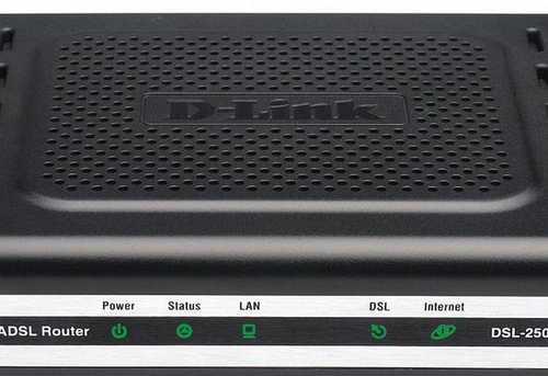 D-link DSL-2500U adsl2+Интернет роутер