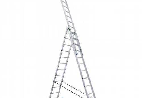 Трехсекционная алюминиевая лестница LadderBel LS31