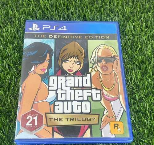 Диск Sony Playstation 4 GTA The Trilogy