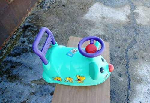 Детская машинка-каталка мышка