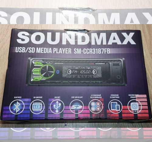 Автомагнитола Soundmax SM-CCR3187FB Новая