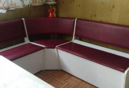 Кухонный угловой диван с ящиками Чехословакия