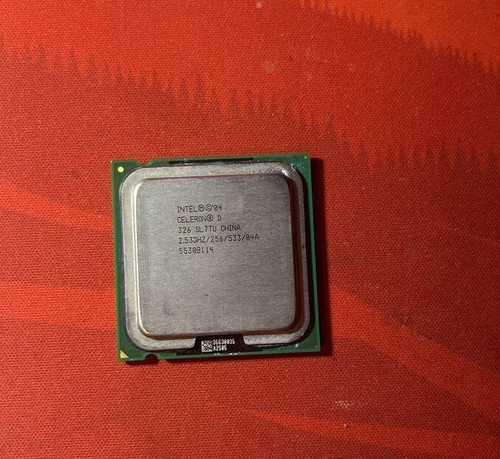 Процессор intel celeron d326