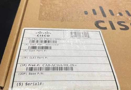 Кабель Cisco CAB-AC16A-90L-IN (новый)