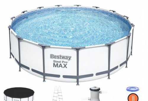 Каркасный бассейн Bestway Steel Pro Max 457х122 см