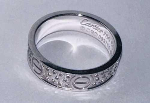 Обручальное кольцо cartier, бижу. Р 18
