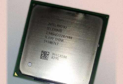 Процессор intel celeron 2.40GHZ/128/400 sl6vu