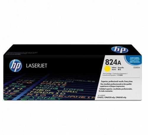 Картридж лазерный HP 824A CB382A желтый (21000стр