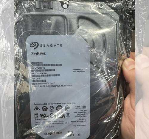 St8000vx009 жесткий диск hdd 8tb seagate skyhawk