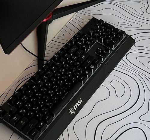 Игровая полумеханическая клавиатура MSI Vigor GK30