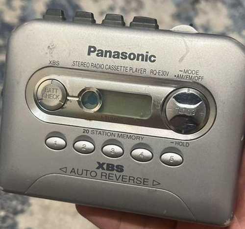 Кассетный плеер panasonic rq-e30v